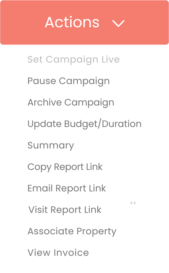 Workspace: Edit Live Campaigns