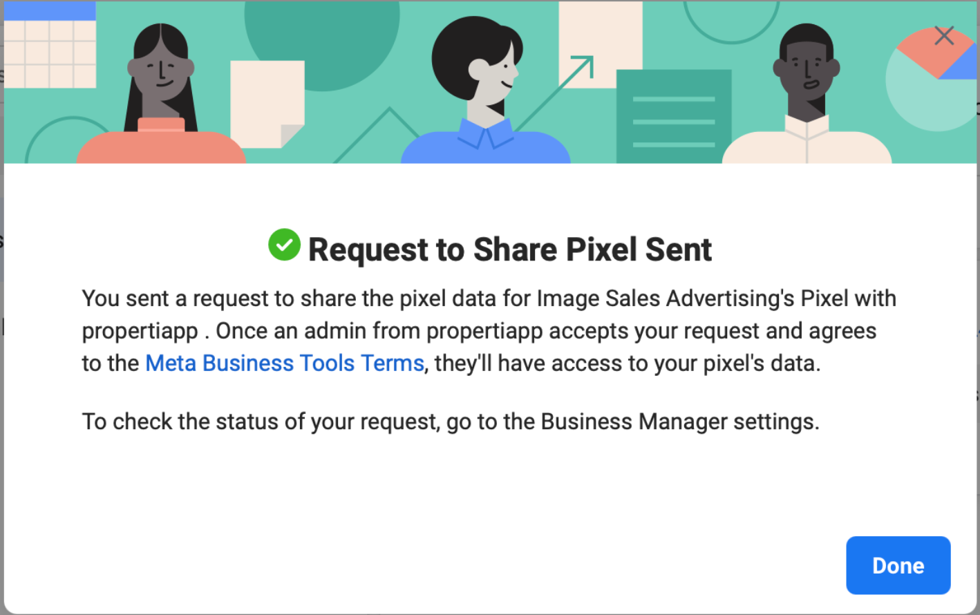 Share Existing Pixel with Properti
